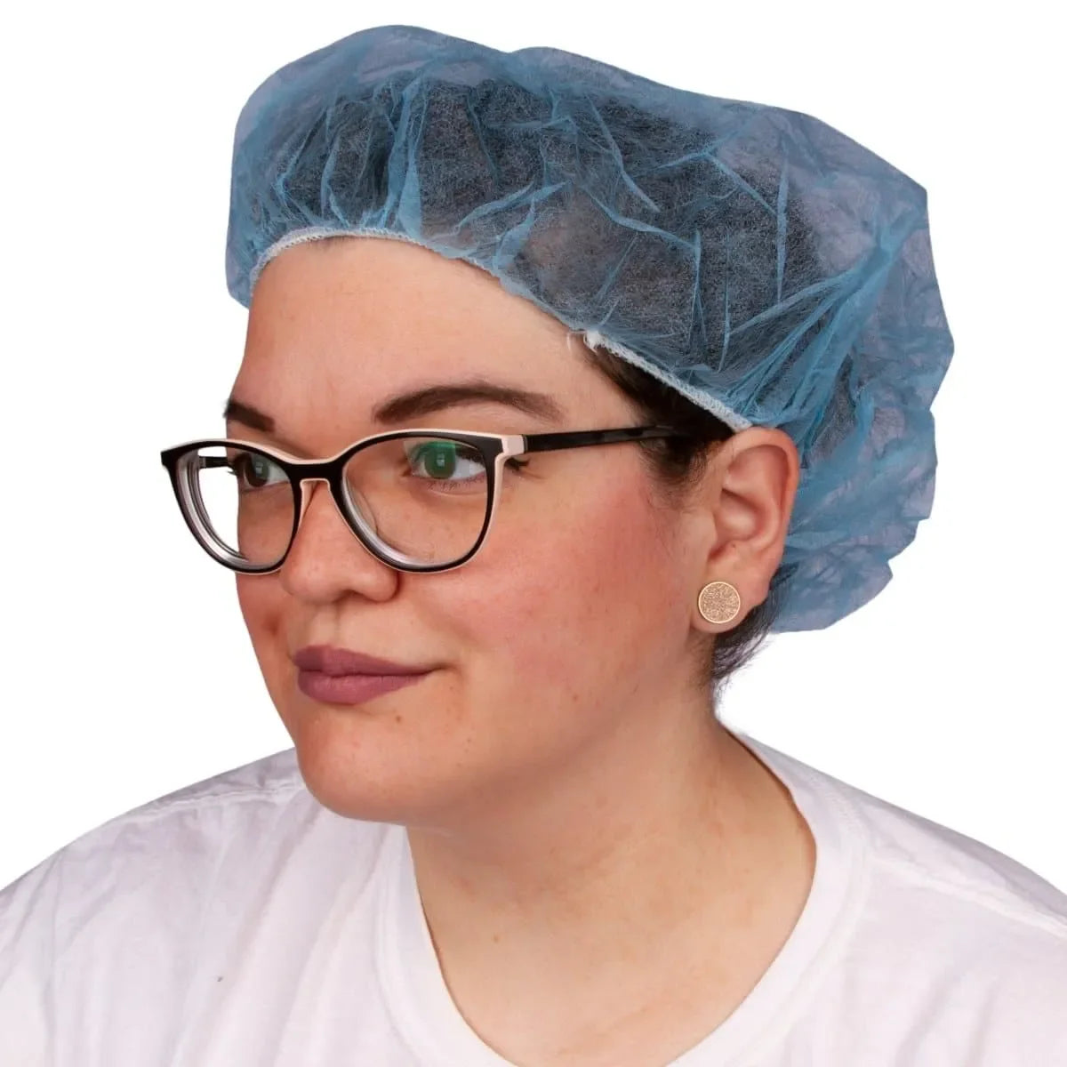 Cofia Azul de Polipropileno Plana de 21", Caja c/1,000 - Cordova Safet ...