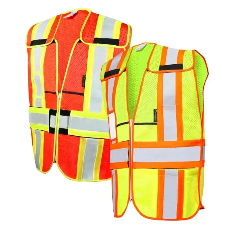 Chaleco Desmontable de Alta Visibilidad ANSI Tipo R Clase 2 - JYRSA SR — DIBAMEX